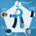 5-in-1 Forearm Grip Strength Trainer Kit, Hand Grip Exerciser Equipment ...