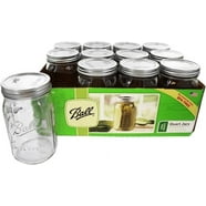 Ball, Freezer Jars, Plastic, Grey, 16 oz, 2 pack - Walmart.com