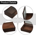 Homena Nordic Retro Solid Wood Begonia Flower Glass Storage Cabinet ...
