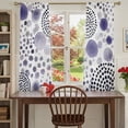 Abstract Circles Sheer Curtains for Living Room Bedroom, Modern ...