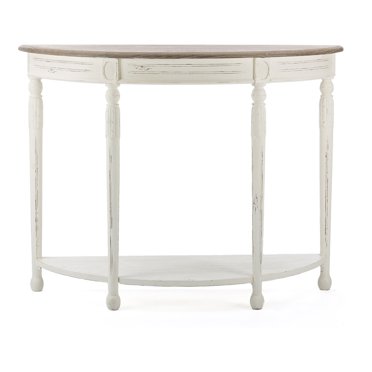 Convenience Concepts French Country Half-Round Entryway Table with ...