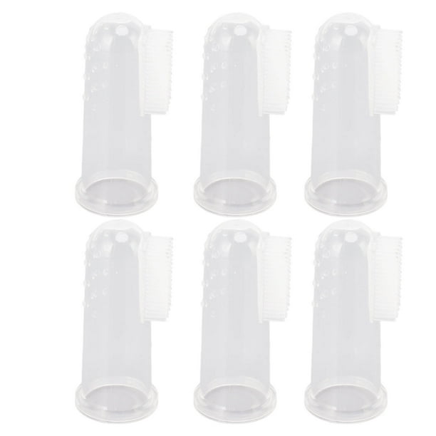 Silicone Finger Toothbrush for Baby with Travel Storage Case, Baby ...