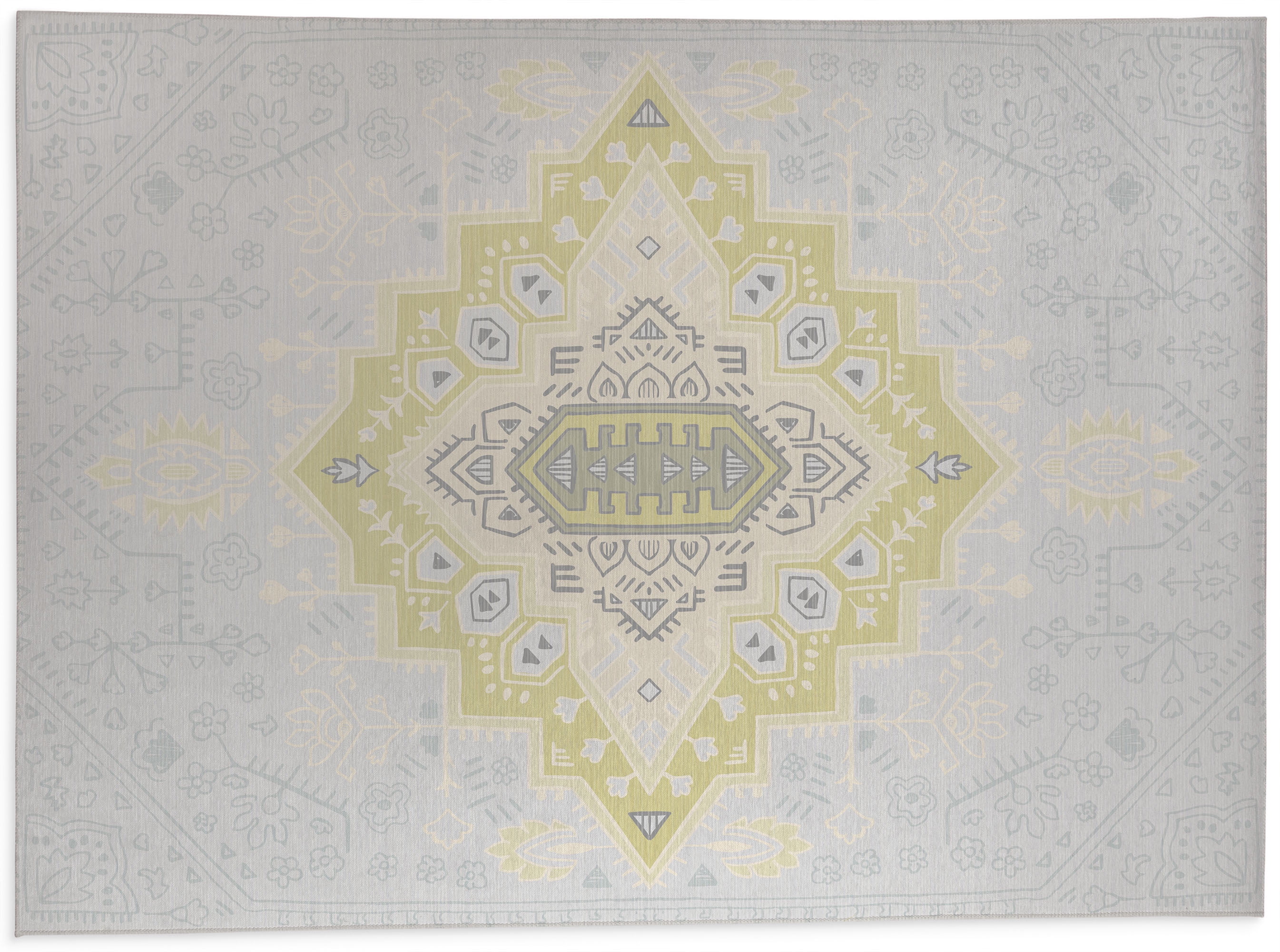 Avondale Light Blue Office Mat by Kavka Designs - Walmart.com