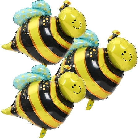 Bee Balloon For Bee Party Decoration Happy Bee Day Bee Balloons 3 Pack ...