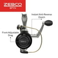 Zebco Spyn Spinning Fishing Reel, Size 20 Reel, Aluminum Spool, Super ...