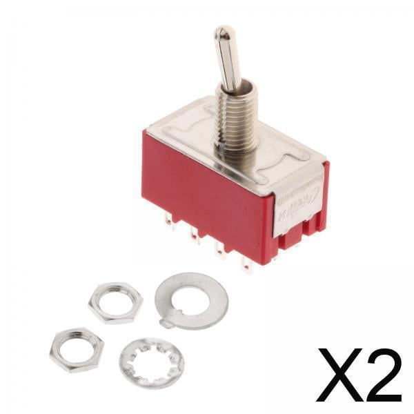 interruptor de palanca de posición,Mini interruptor de palanca de 12 pines 2/3 posiciones ON-ON ...