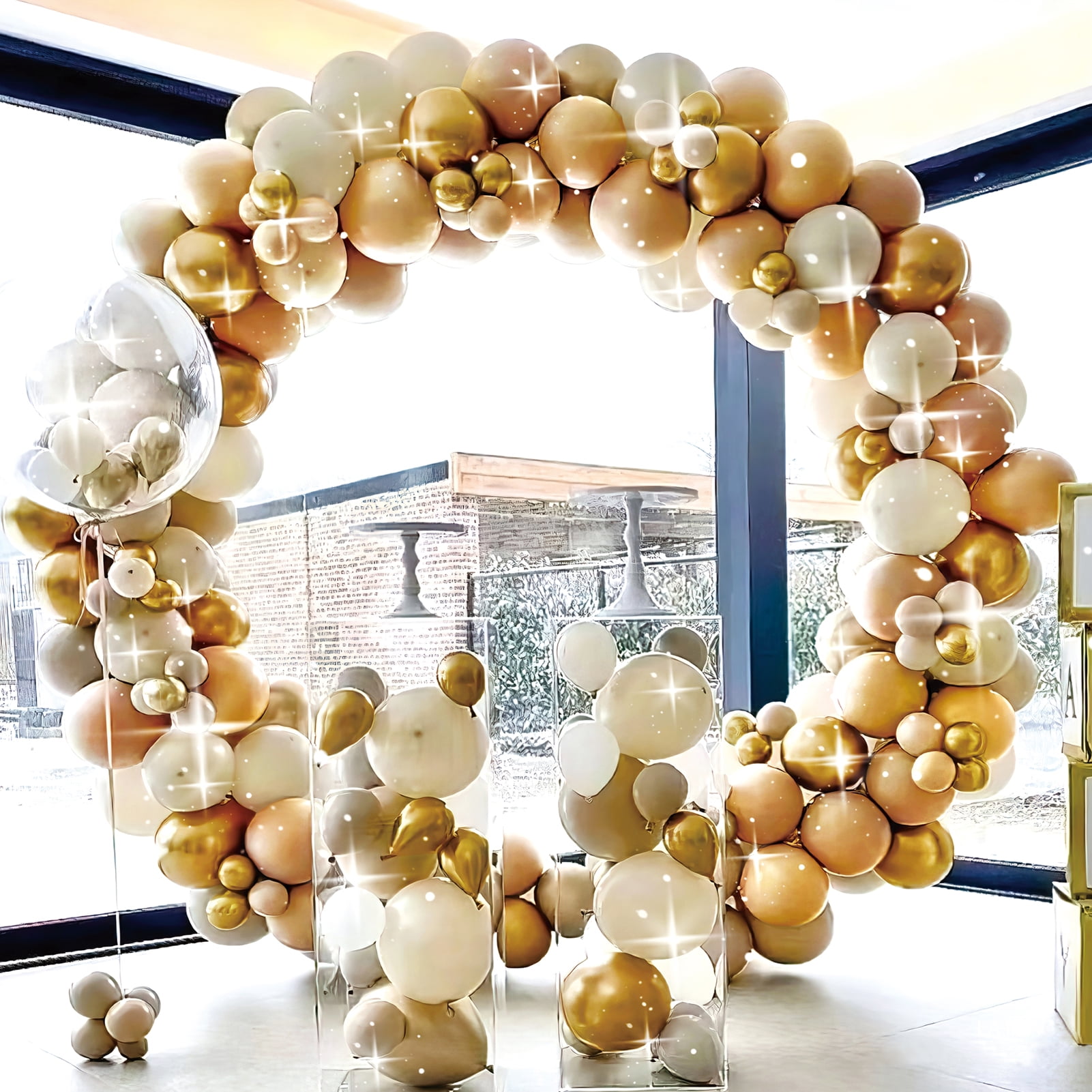 ABXMAS Balloons Kit for Decor, 100 pcs Latex Boho Balloon Kit for ...