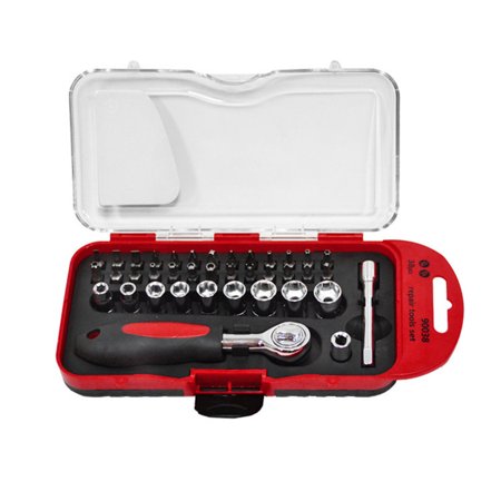 Kavoc 38pcs Mini Ratchet Wrench Set Socket Wrench Spanner Screw Bits ...
