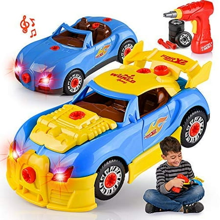 Kids' Take Apart Racing Car Toy: 30-Piece Construction Play Set for ...