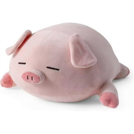 15.7" Weighted Stuffed Animal, Cute Pig Weighted Plush Toy For Kids And ...