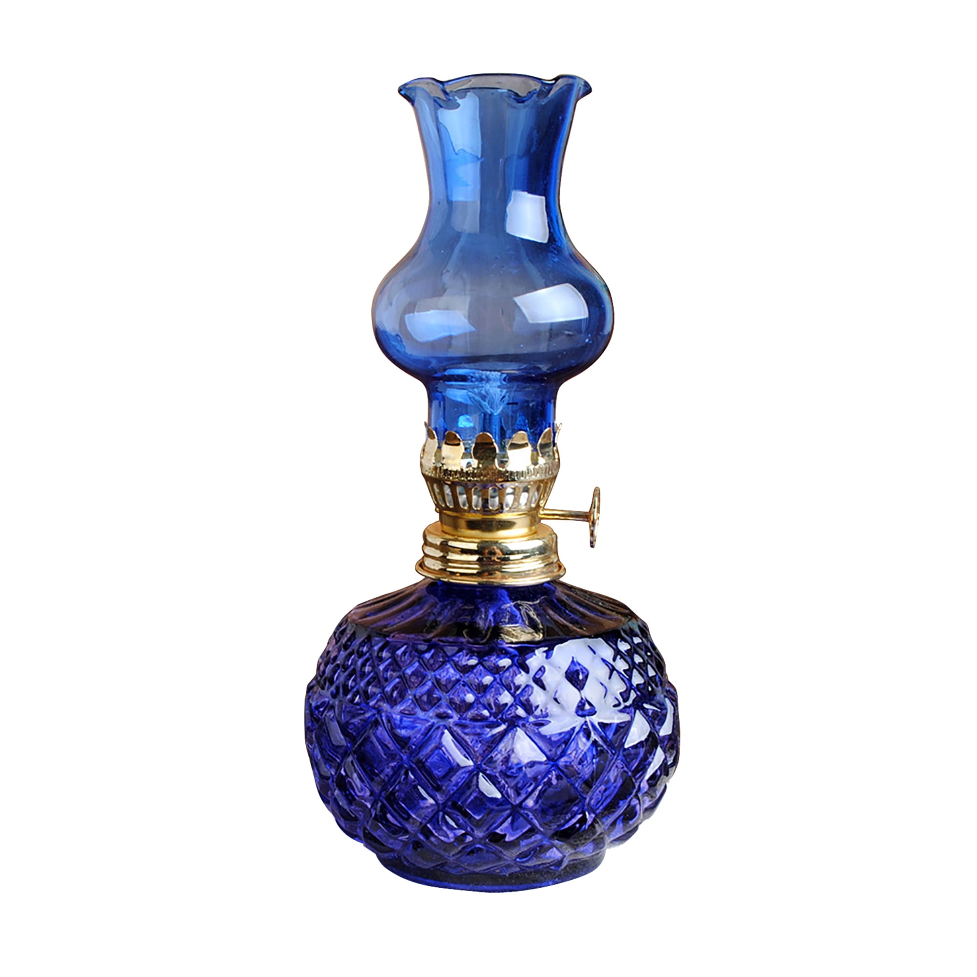 Vintage Glass Kerosene Lamp Adjustable Switch Spherical Classic Oil ...