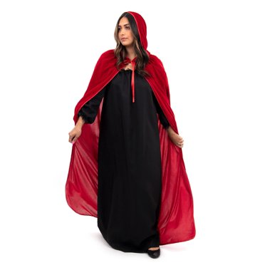 Halloween Burlap Cloak with Hood Adult Costume - Walmart.com