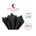 A1 Bakery Supplies Black Tissue Paper Squares, Bulk 100 Sheets, 15 Inch ...