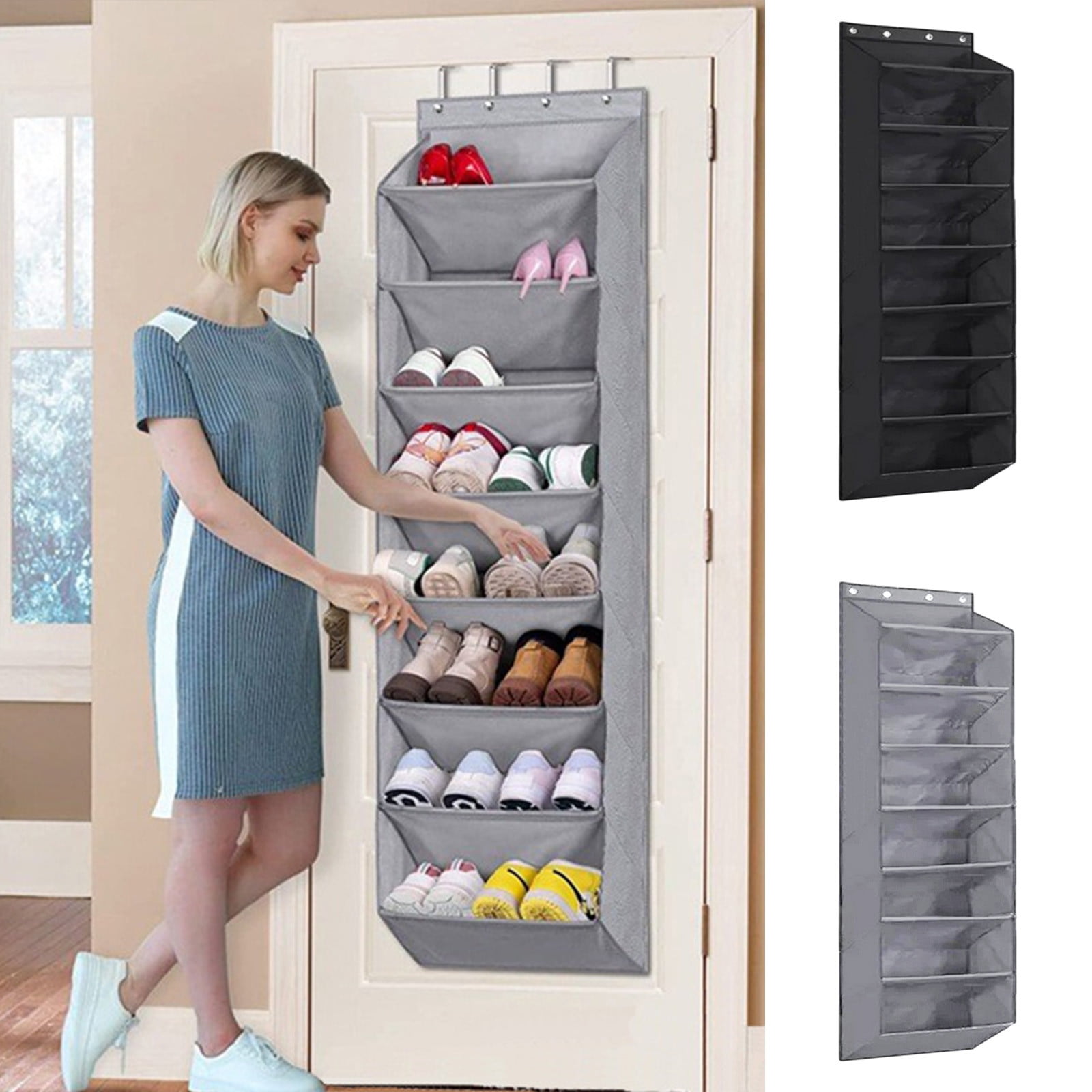 mtvxesu 8-Tier Over The Door Organizer, Hanging Shoe Storage Bag for ...