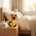 3D Cute Cat Magic Colorful LED Light Ornament Soft and Non-Glaring ...
