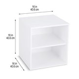 Free Shipping! 16\ White Simply Tidy¬Æ Modular Cube Shelf - Cubic ...