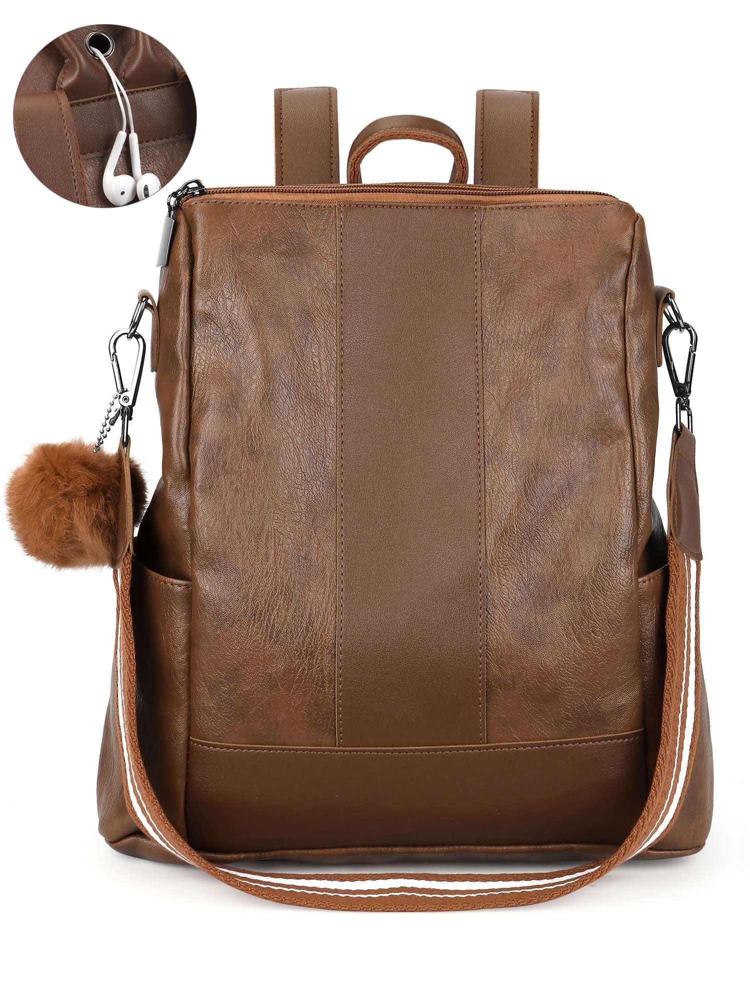 Gustave Women Backpack Purse PU Leather Anti-Theft Travel Backpack ...