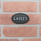 Vintage Style Metal Ladies Women's Room Wall Sign Cast Iron Rustic Bar ...