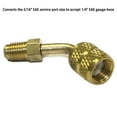 Mini Split AC HVAC Vacuum Charging Adapter Converts R410A Style 5/16 ...