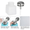 Uxcell Solvent Alcohol Dispenser 100ml(3.4oz) Press Type Liquid ...