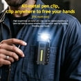 LED Work Light Flashlight, 180° Rotating Head Dual Beam, Magnetic Base ...