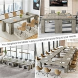 Tribesigns 7 ft Extra Long Conference Table, 86-Inch Office Meeting ...