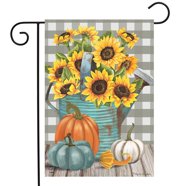Evergreen Sunny Autumn Garden Suede Flag - Walmart.com