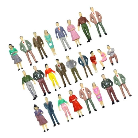 facefd 50 Pieces 1:50 HO Scale People Figures for Train Station ...