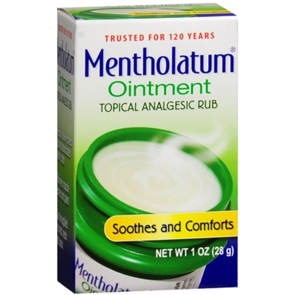 Mentholatum Ointment Jar Aromatic Cold Care - 1 oz (Pack of 6 ...