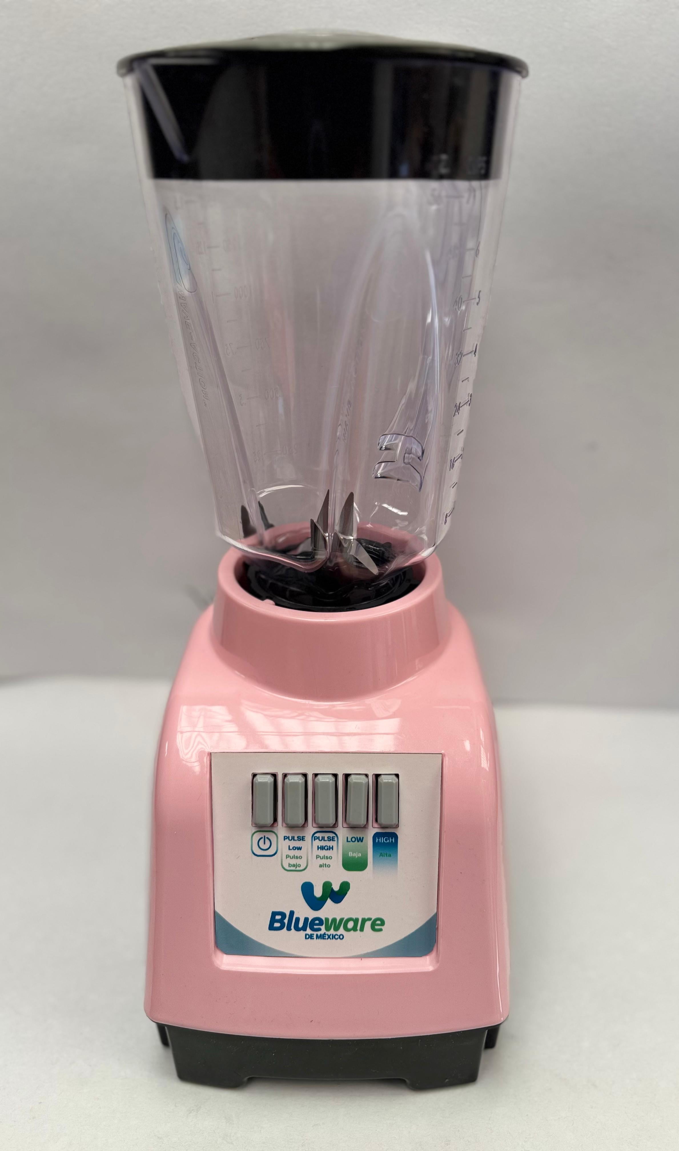 Licuadora Blueware 550 Watts Vaso Plastico 1.6 Lts Rosa | Walmart en línea
