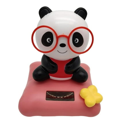Solar Powered Bobble Toy Nodding Head Panda Home Ornament | Walmart Canada