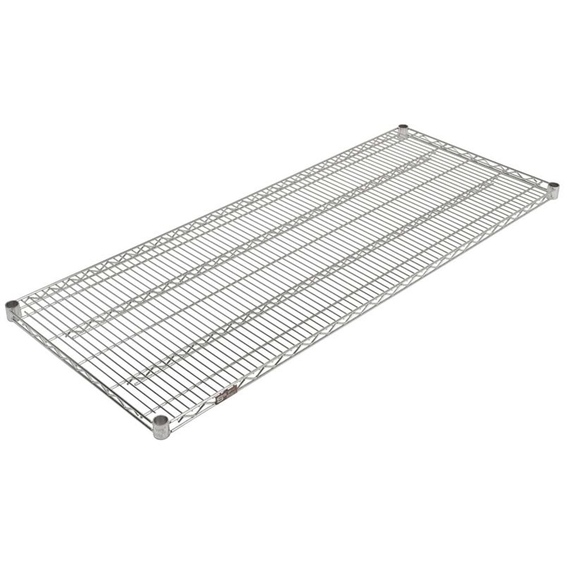 OFM X5 Series Model SH1872CH 18" x 72" Heavy Duty Shelf, Chrome ...