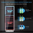 Barara King Compact Refrigerator,Mini Fridge with Freezer,154-Bottle ...