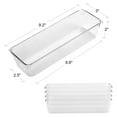 LotFancy Countertop Organization Small Dividers, 8Pcs Clear Plastic ...