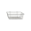 SSWBasics 12" x 12" x 8" Black Mini Grid Basket with 4 inch Slanted ...