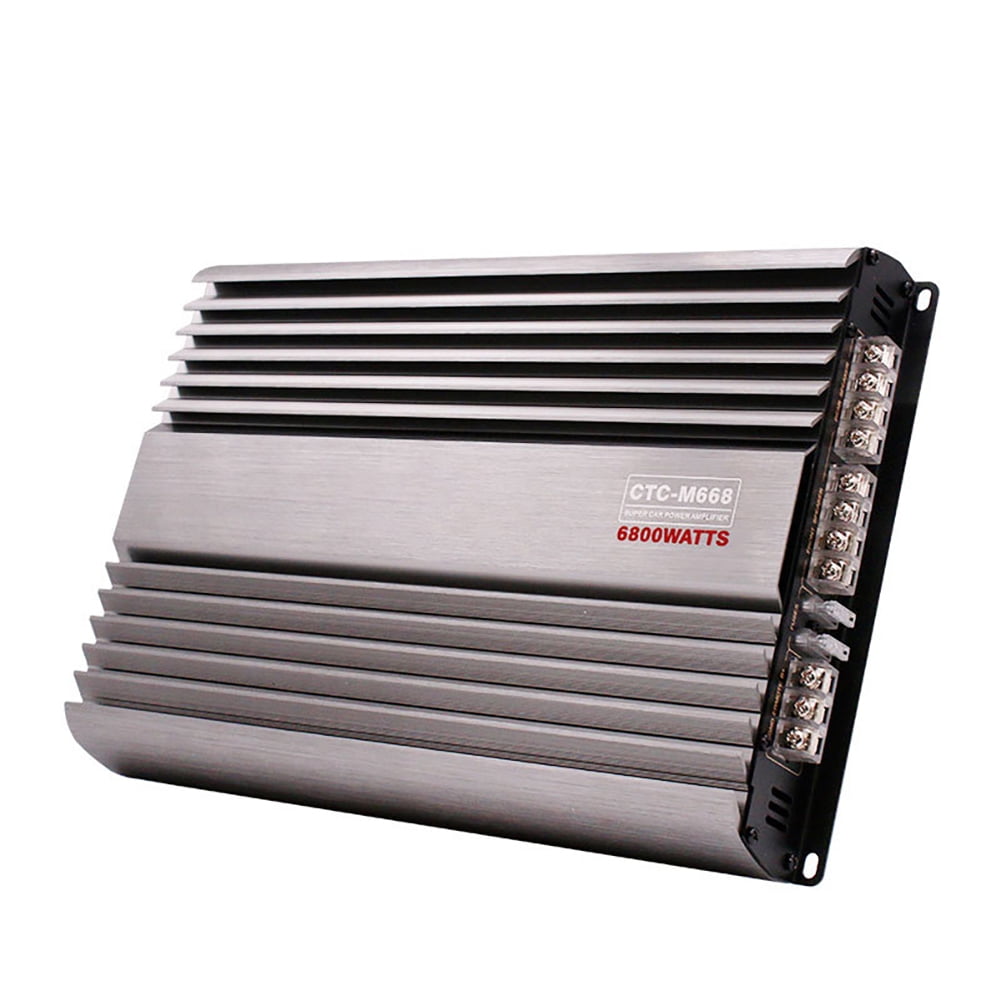12V 4 Channel Car Audio Amplifier, 4Ω 10HZ-30KHZ Frequency M668 High ...