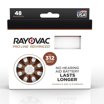 Rayovac Proline Advanced Mercury-Free Hearing Aid Batteries, Box - 48 ...