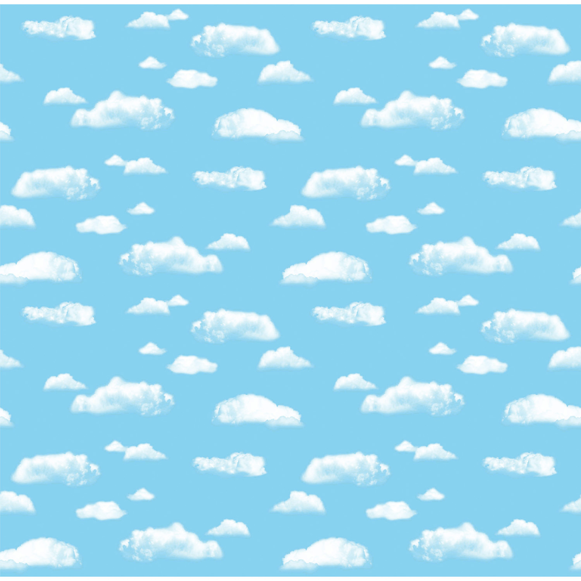 Fadeless Designs Bulletin Board Paper, Clouds, 48" X 50 Ft Roll ...