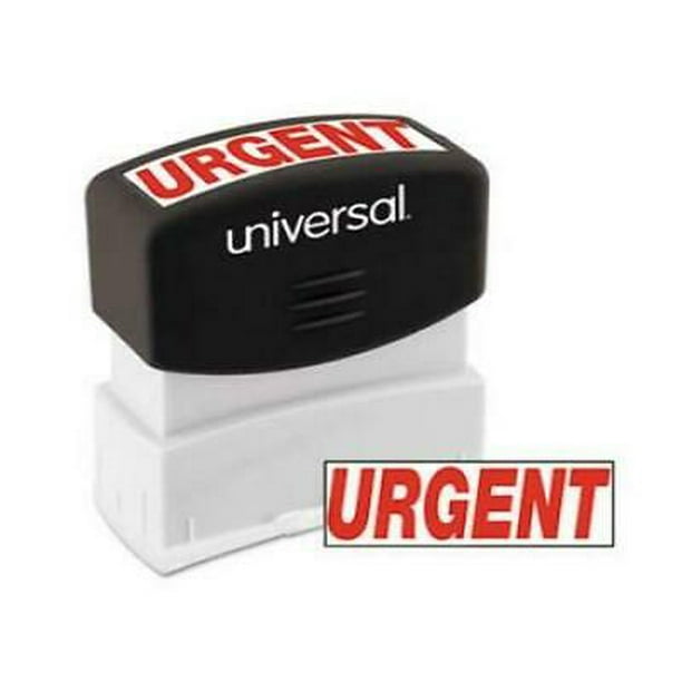 Universal Message Stamp, URGENT, Pre-Inked One-Color, Red (10070 ...