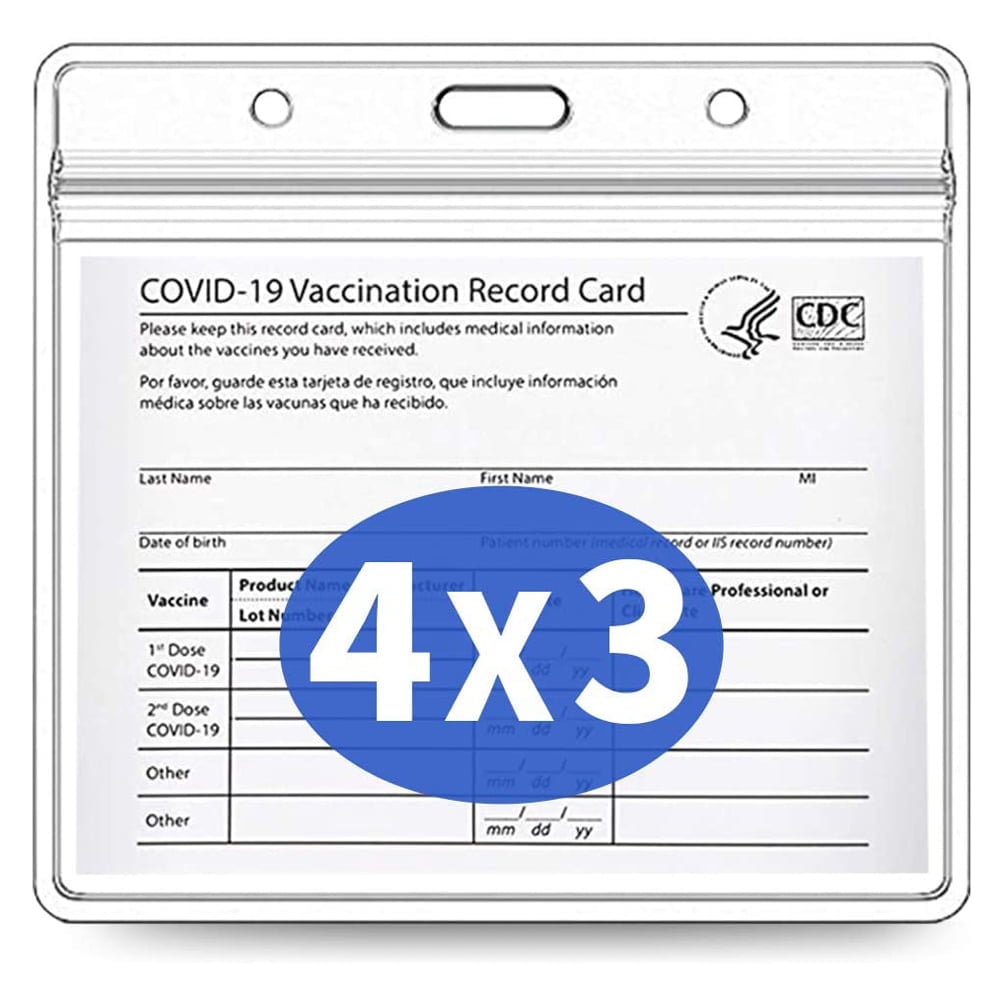 Waterproof CDC Vaccination Card Holder - 5 Pack Nepal | Ubuy