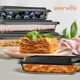 Free Shipping! SereneLife Home Rectangular Glass Bakeware Set - 4 Sets ...