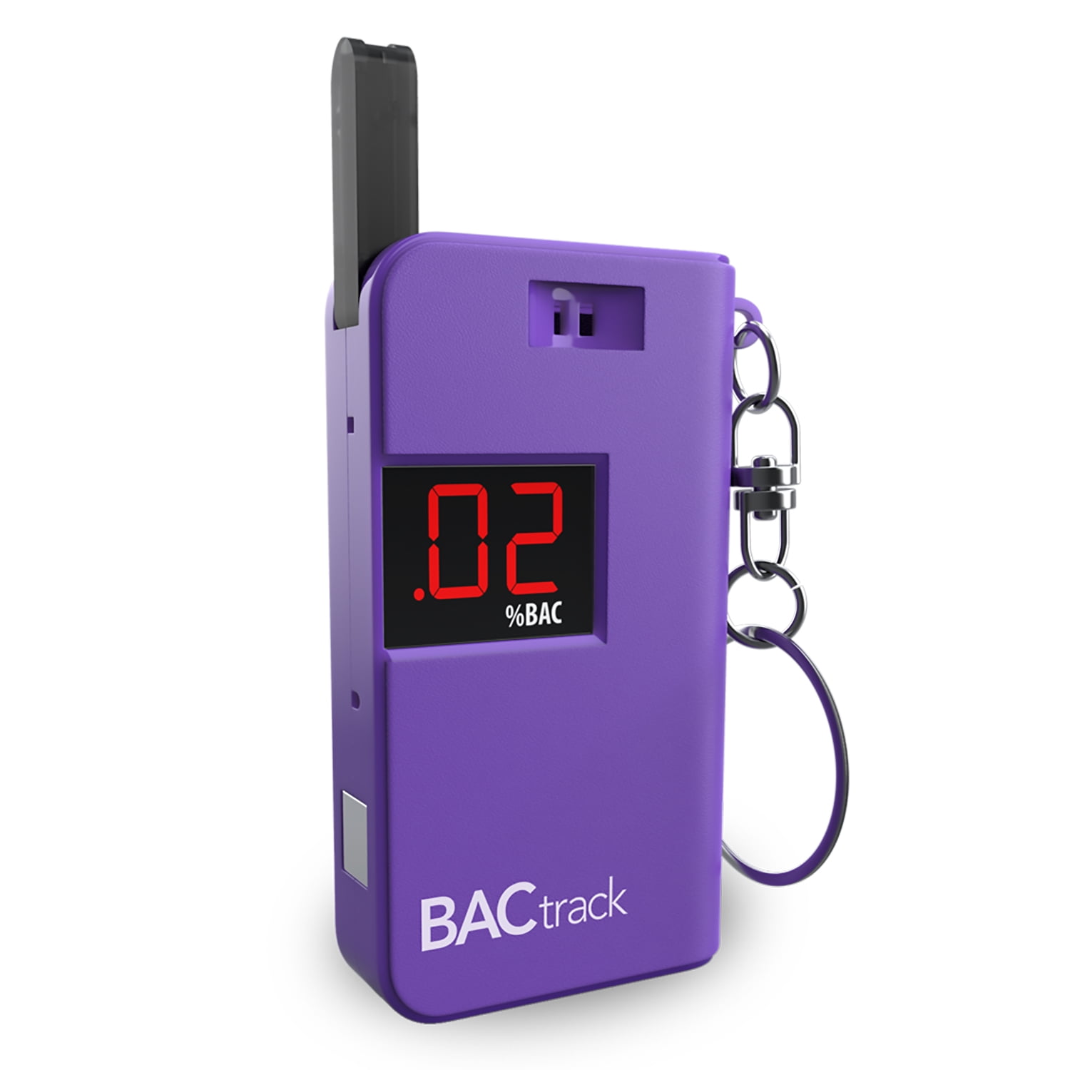 BACtrack Keychain Breathalyzer (Purple) | Ultra-Portable Pocket Keyring ...