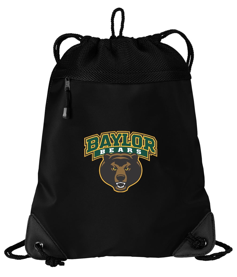 Baylor University Drawstring Bag TWO SECTION Baylor Cinch Pack Backpack ...