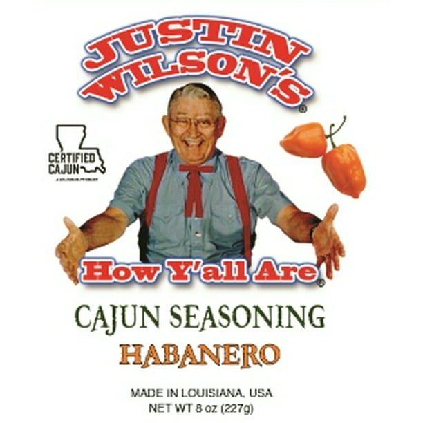 Justin Wilson's Habanero Cajun Mixed Seasoning - Walmart.com