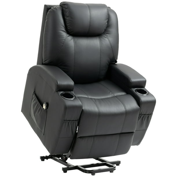 HOMCOM Power Lift Recliner Leather Recliner Chair with Remote Control - Walmart.ca