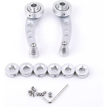 Stainless Steel Universal Car Door Window Crank Handle Winders (Silver ...