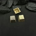 1PC Engraveds Brass Meteorites Keycaps Cherrys Profile Metal Key Caps ...