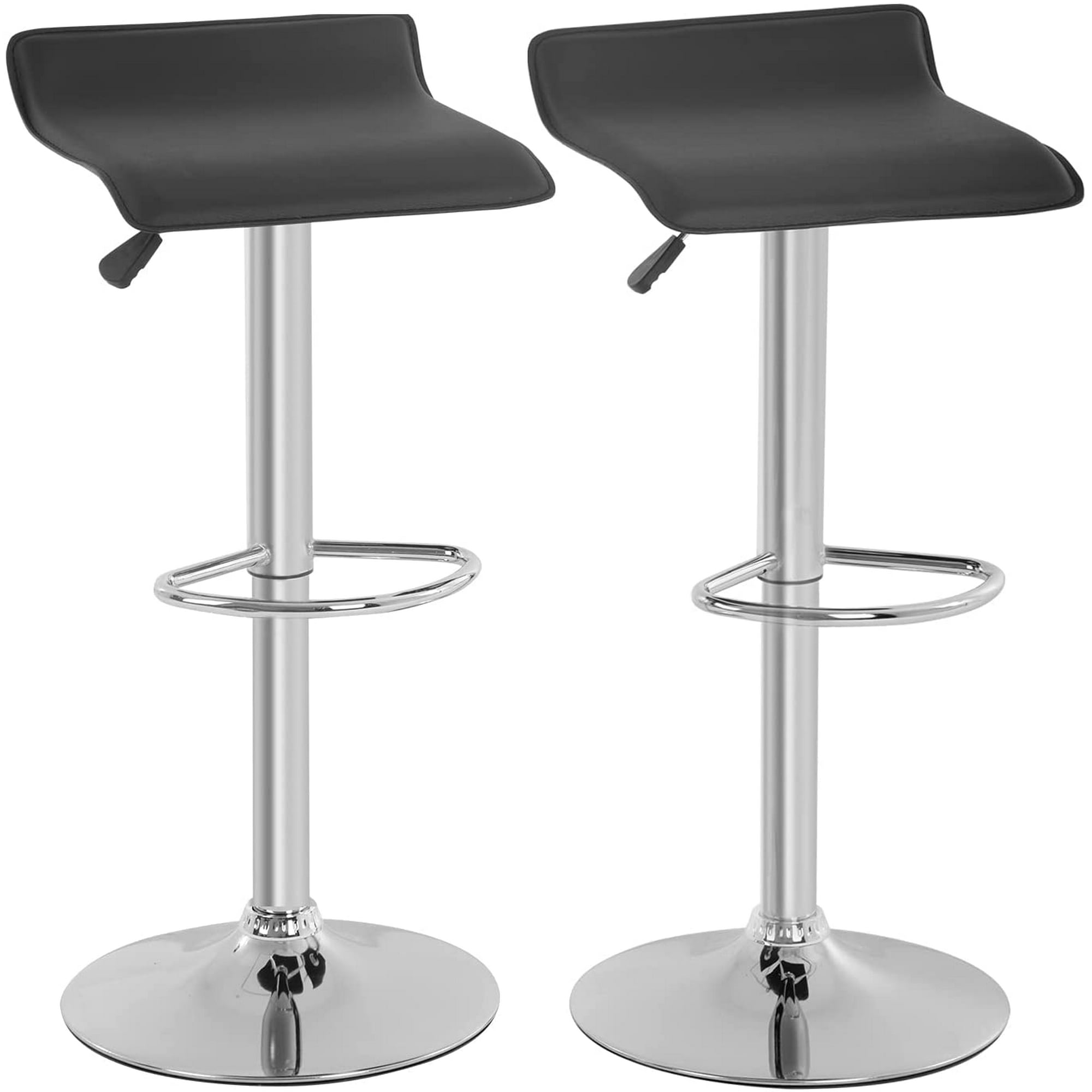 Click here for Fdw Set Of 2 Modern Adjustable Bar Stools  Pu Leat... prices
