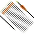 GPP 28" Recurve Bow Fiberglass Arrows, 12pk for Practice or Youth ...