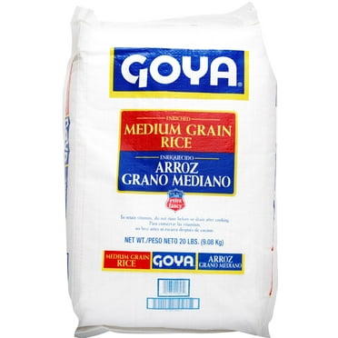 GOYA Enriched Medium Grain Rice 3 Lb - Walmart.com